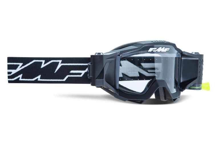 LUNETTE MX ROLL-OFF ENFANT FMF VISION POWERBOMB ROCKET NOIR
